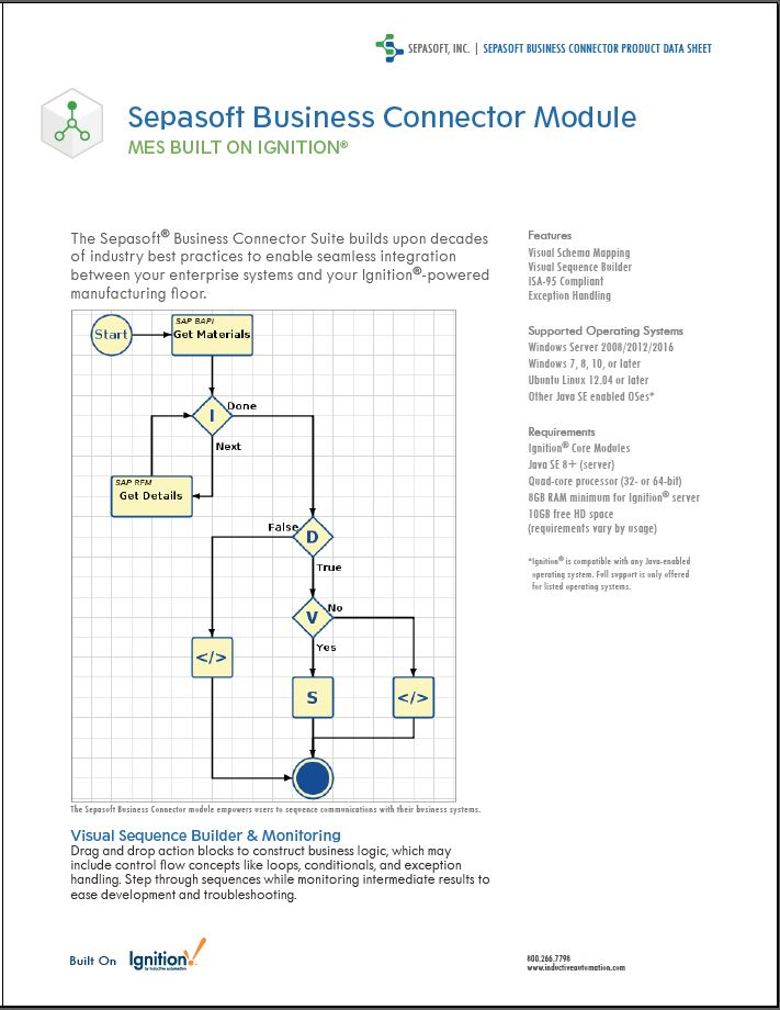 Sepasoft MES - Tools to Efficiently Manage Your MES Data | Sepasoft MES ...