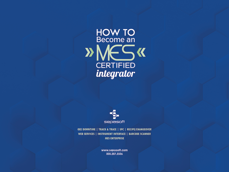 Mes Certification Sepasoft Mes Solutions