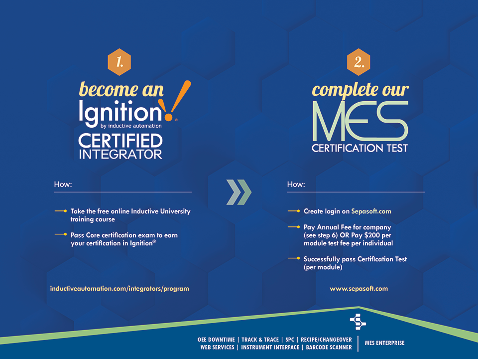 Mes Certification Sepasoft Mes Solutions