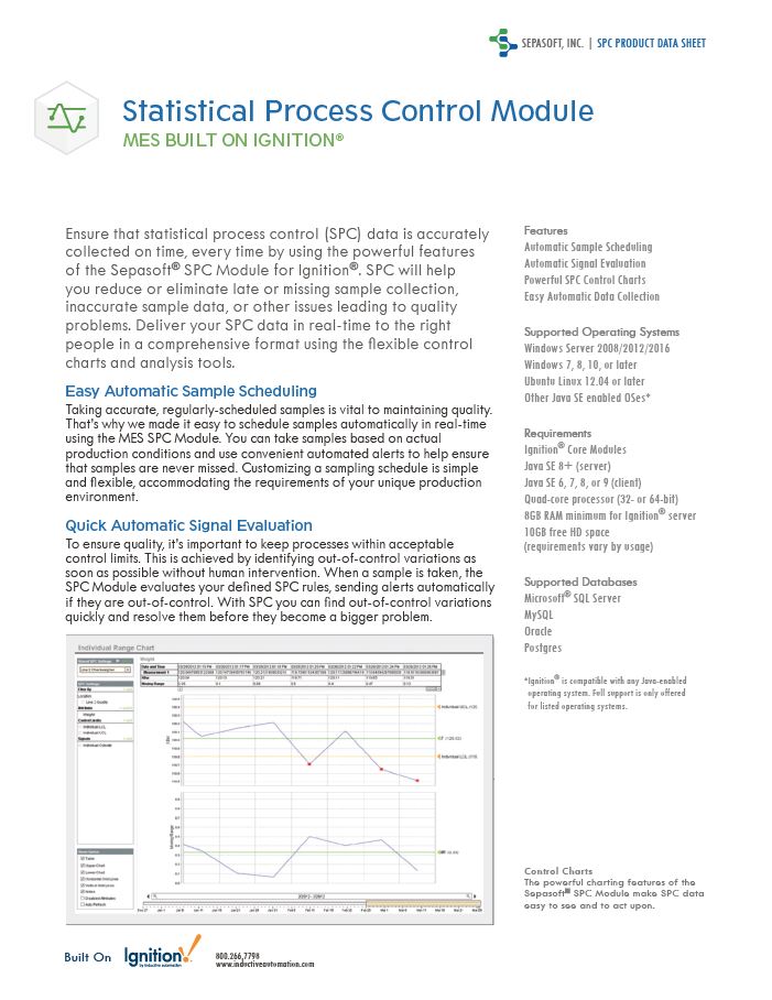 Sepasoft MES - Tools to Efficiently Manage Your MES Data | Sepasoft MES ...